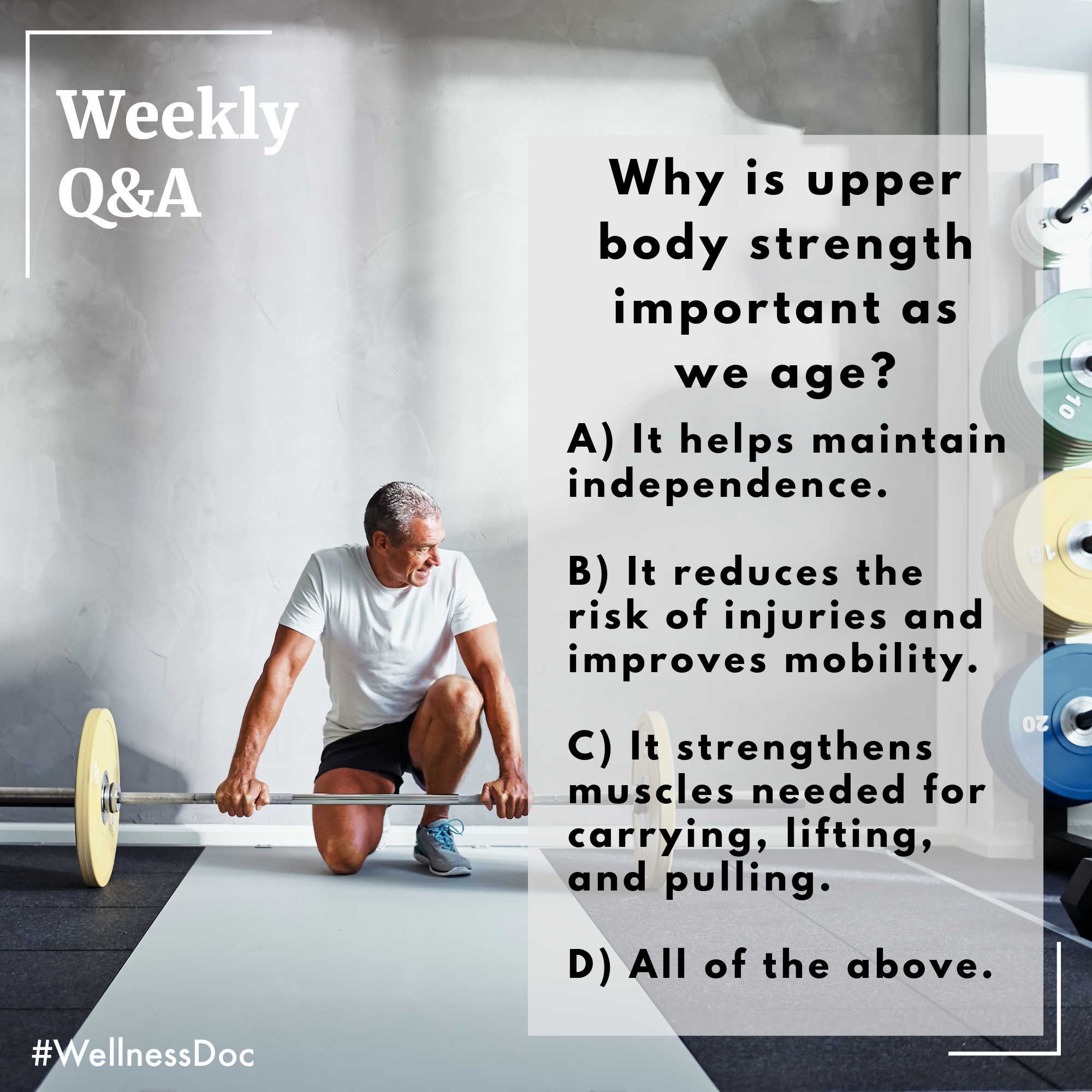 Blog | Building Upper Body Strength - Weekly Q&A